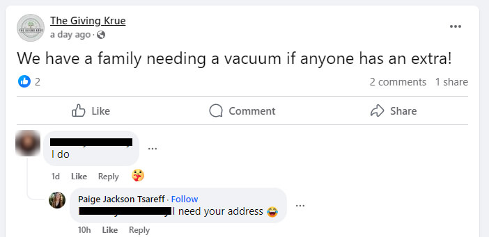 The Giving Krue - Rushville