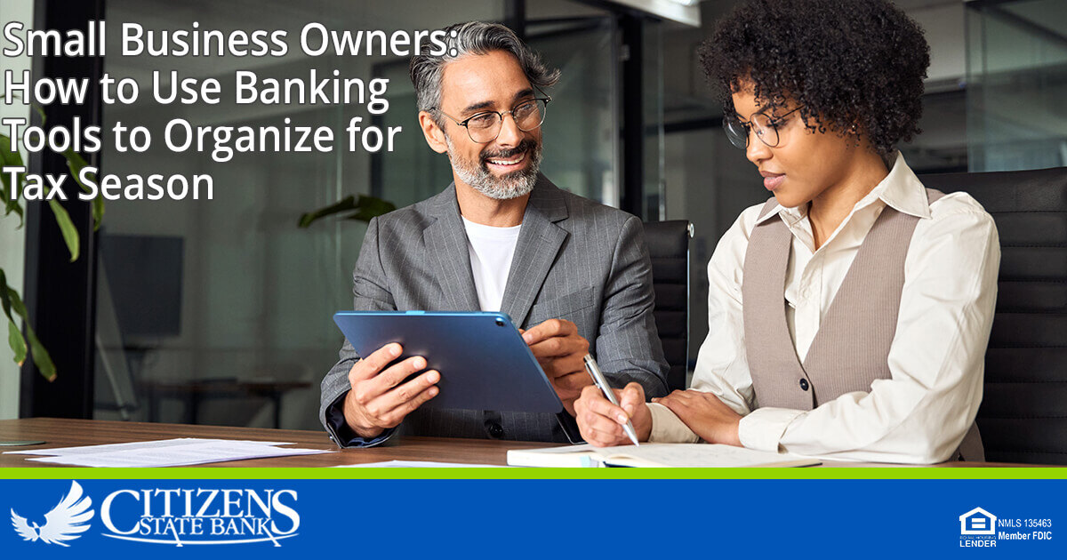 How to Use Banking Tools to Get Organized for Tax Season