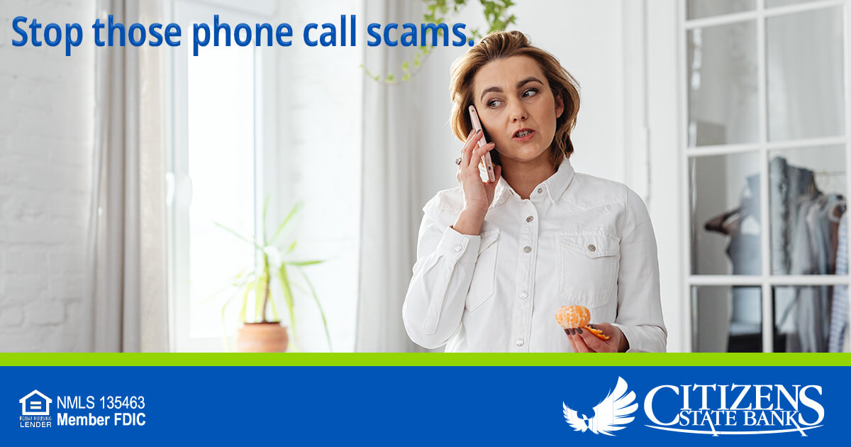 Stop Those Phone Call Scams